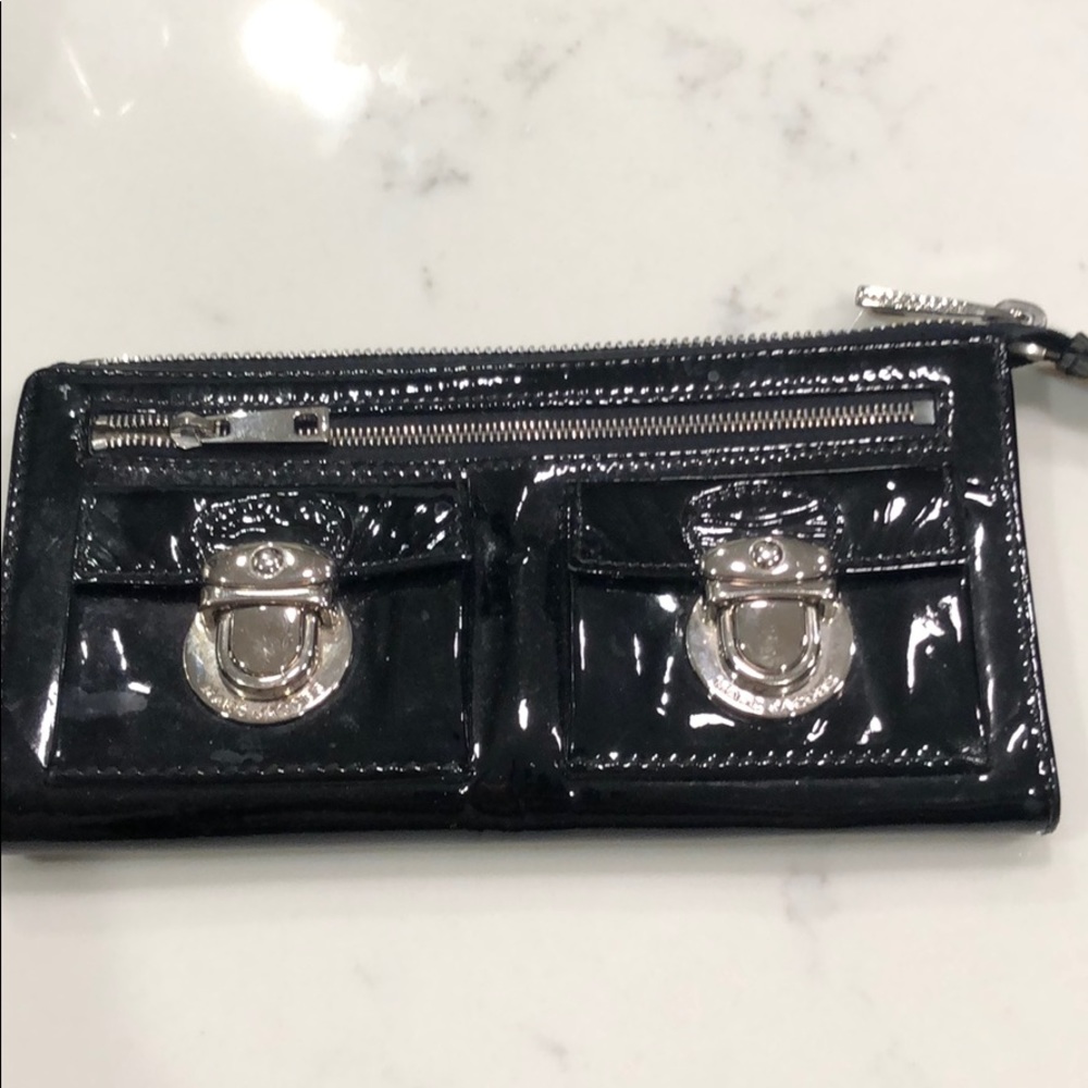 Marc Jacobs Patent Leather Wallet - Gem